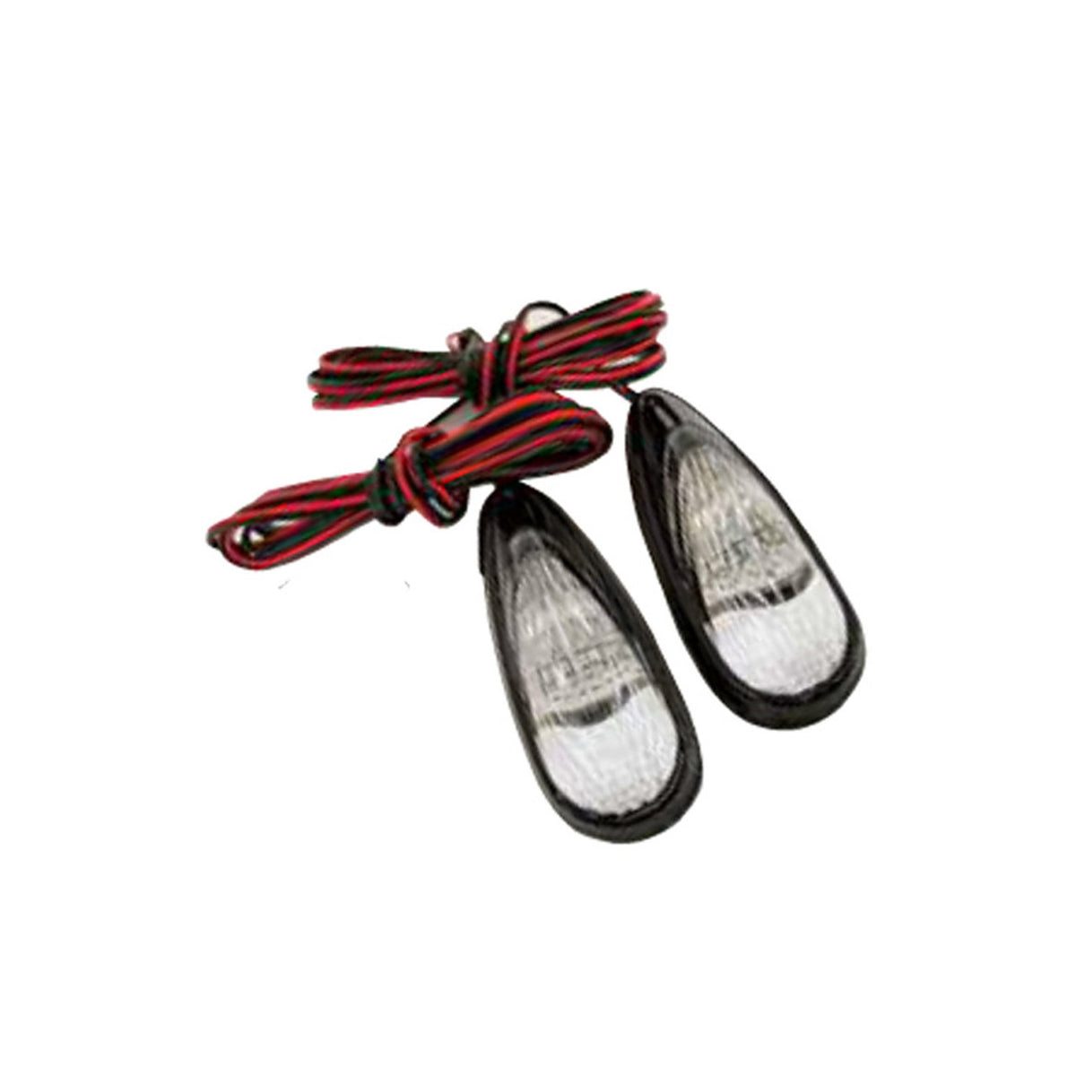 K&S Technologies Flush Mount LED Marker Lights Black/Amber — ziptyracing