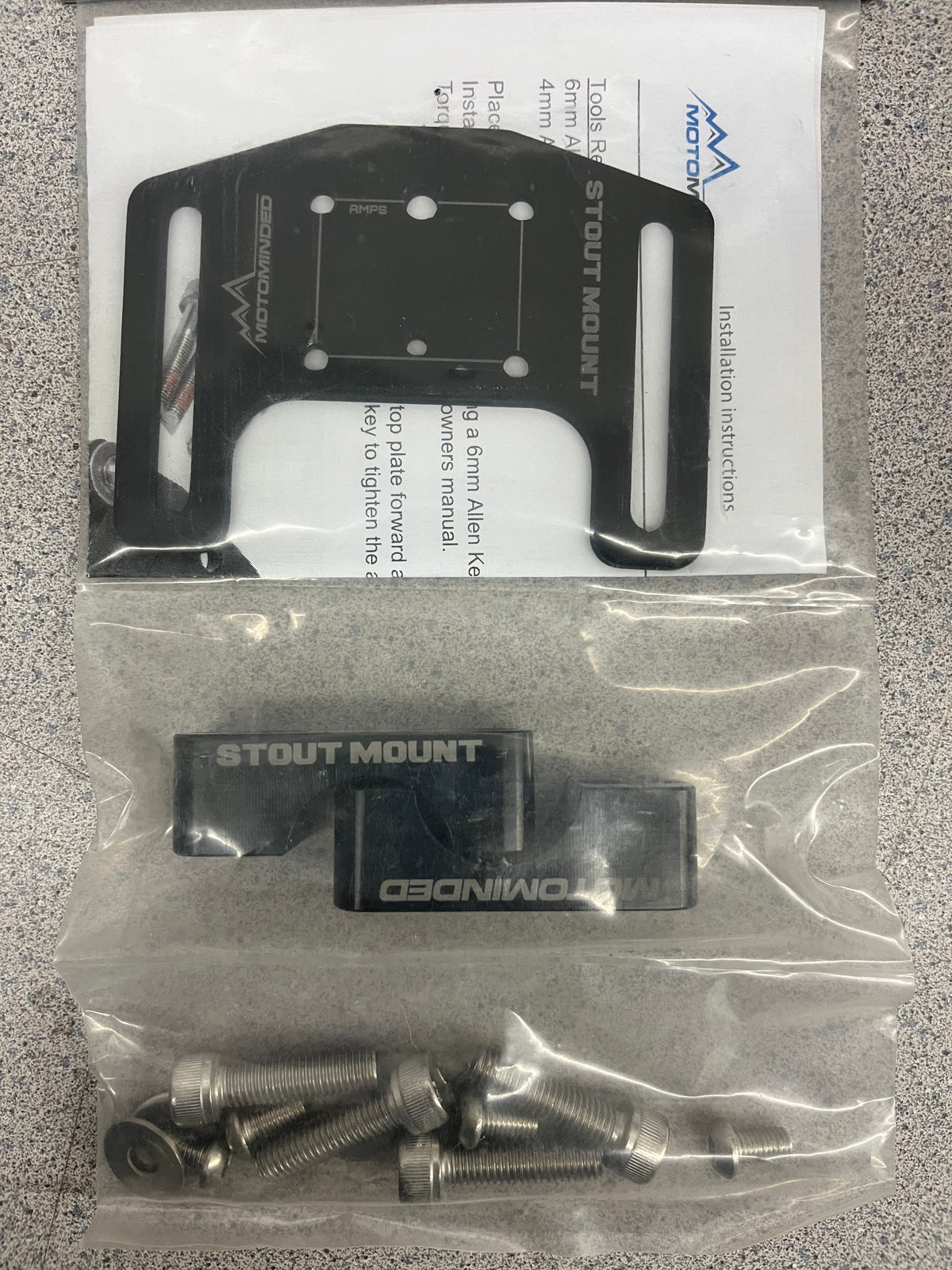 MOTOMINDED STOUT MOUNT — ziptyracing